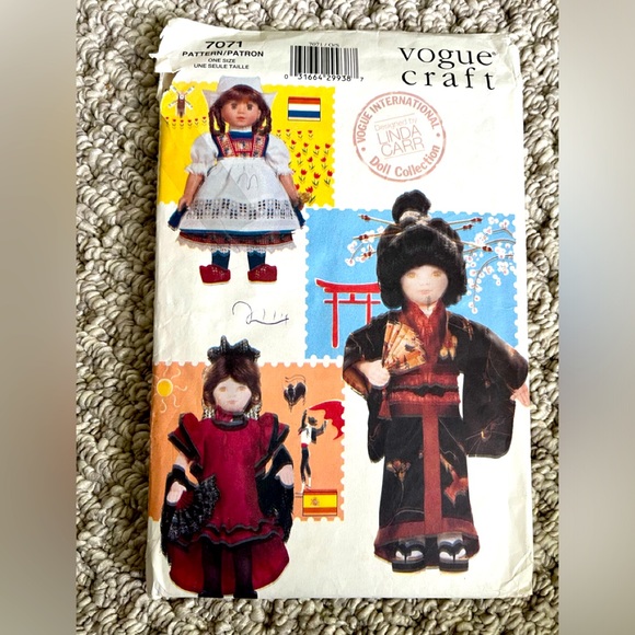 Vogue | Other | Vogue Craft Pattern For 8 Doll Uncut | Poshmark